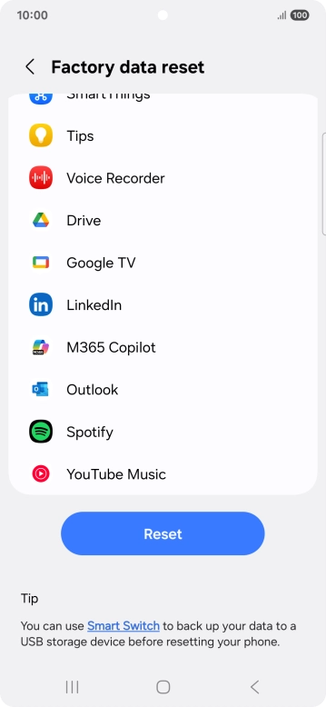 How to factory reset your Samsung Galaxy S25 Ultra
