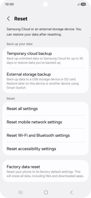 How to reset network settings on your Samsung Galaxy S25+