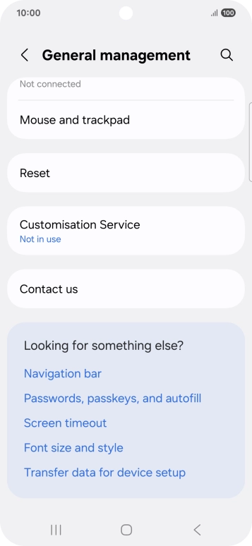 Reset network settings on your Samsung Galaxy S25 Android 15 - Telstra
